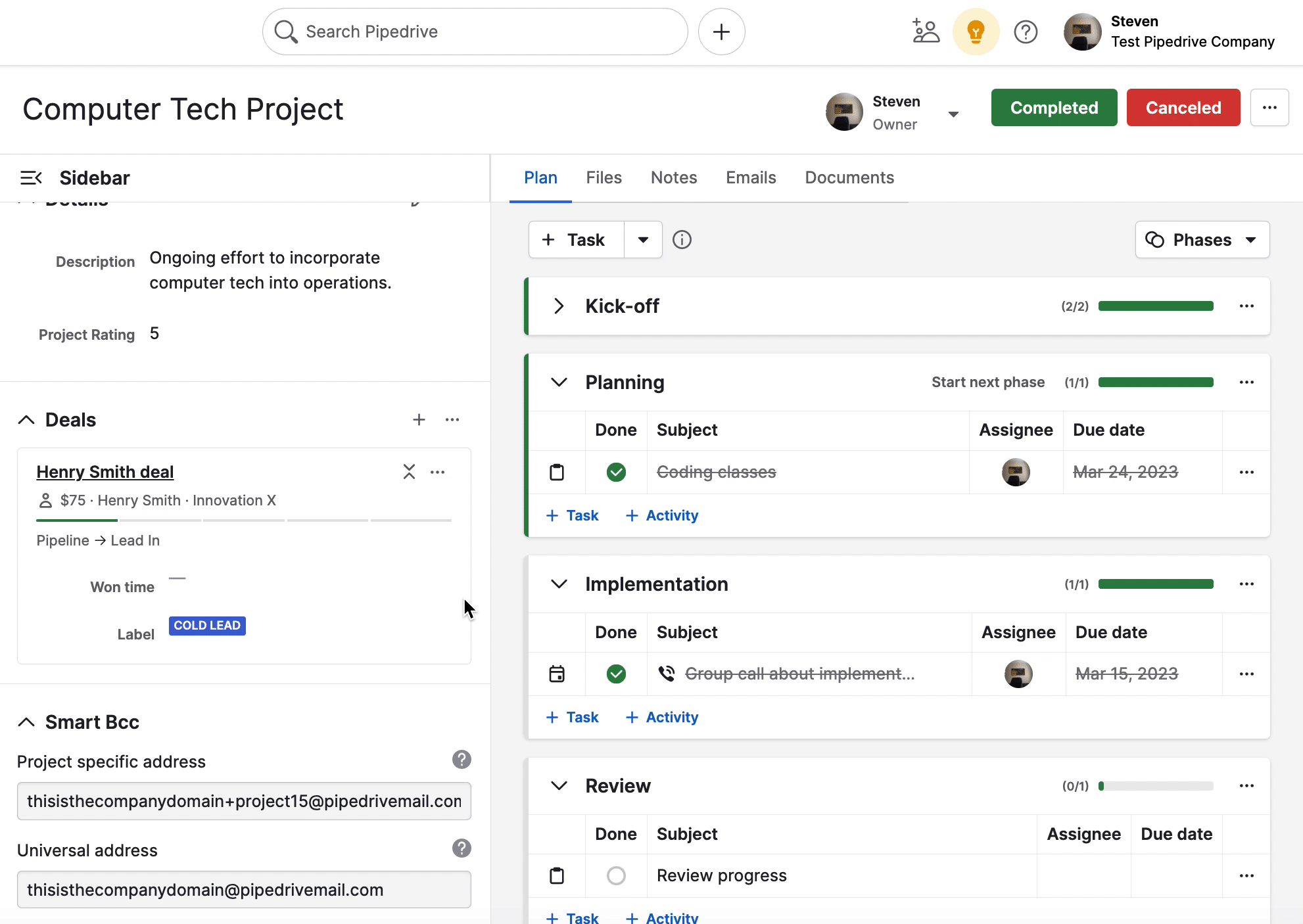 Effective Project Management with Pipedrive